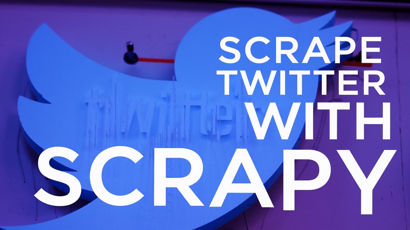 How to Scrape Twitter With Scrapy in 2023?